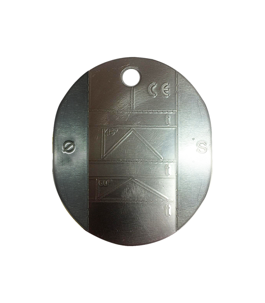 Metal Etiket - Sorunuz + KDV